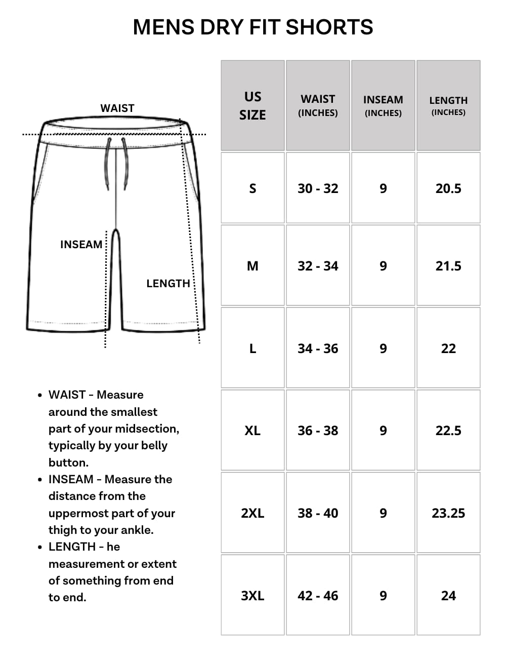 Real Essentials Mens Dry Fit Shorts Dri Active Wear Short Athletic Performance Basketball 9 Inch Inseam Sweat Tennis Soccer Running Essentials Gym Casual Workout Sports, Set 6, L, Pack of 5