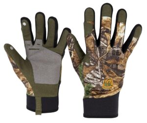 arcticshield unisex heat echo shooters glove, realtree edge, large