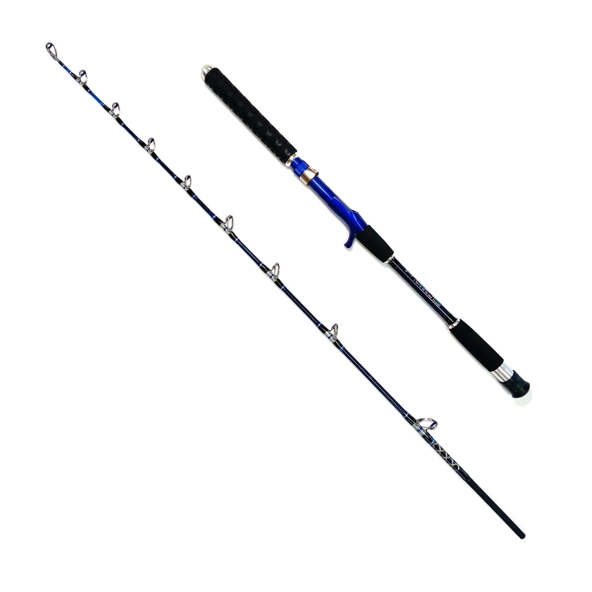 EatMyTackle Pro Jigging Rod | Saltwater Fishing Rod (30-50lb. Fast Action, 2pc)