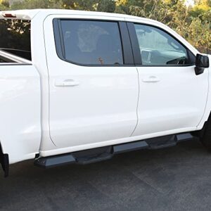 Westin 56-24135 Black HDX Xtreme Nerf Step Bars Fits 2019-2021 Silverado Sierra 1500 Crew Cab 2020-2021 Silverado Sierra 2500 3500 Crew Cab 1 Pair