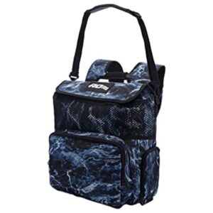 AO Coolers AOELBFBP 18-Pack Backpack Cooler – Mossy Oak Fishing Bluefin