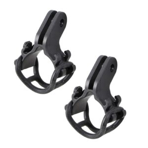 joofn 2pcs flashlight holder bicycle bike torch light mounting bracket for go pro type mount interface