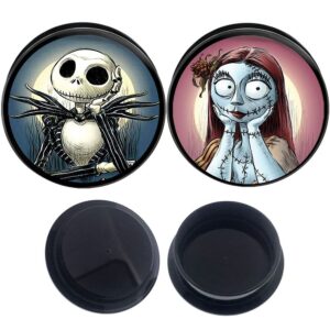 00 gauges 10mm plugs 00g ear gauges tunnels nightmare christmas earring ears silicone 00g 00 gauge 10mm