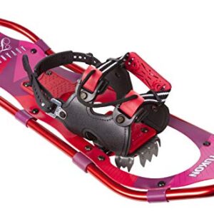 Yukon Charlie's Advanced Float Women's Snowshoe Kit, 8-inch x 25-inch, Includes Snowshoes, Trekking Poles and Travel Bag