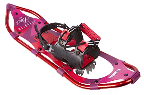 Yukon Charlie's Advanced Float Women's Snowshoe Kit, 8-inch x 25-inch, Includes Snowshoes, Trekking Poles and Travel Bag