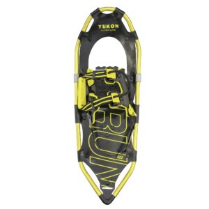 yukon charlie's run ultra-lite snowshoe 8-inch x 22-inch designed for running