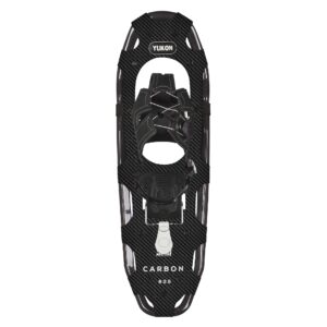 yukon charlie's carbon spin snowshoe, 8-inch x 25-inch