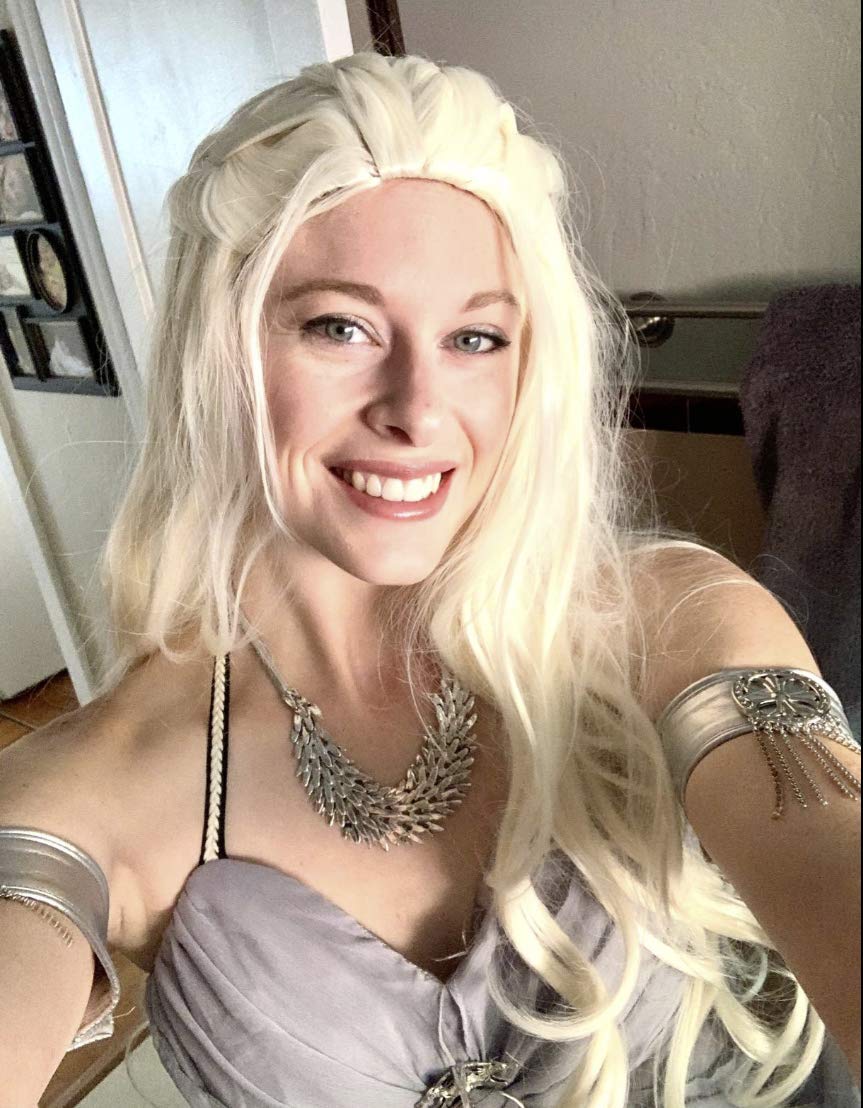 House of the Dragon- Daenerys Targaryen Costume, Game of Thrones Merchandise, Mother of Dragons, Khaleesi - Perfect Game of Thrones Merch for Women and Teens - Necklace Size: 17.5 inches x 1.5 inches