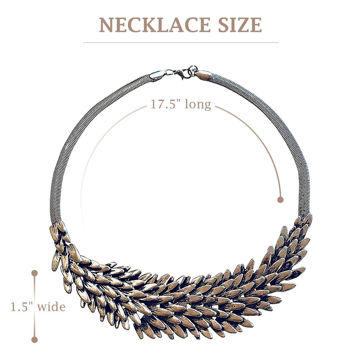 House of the Dragon- Daenerys Targaryen Costume, Game of Thrones Merchandise, Mother of Dragons, Khaleesi - Perfect Game of Thrones Merch for Women and Teens - Necklace Size: 17.5 inches x 1.5 inches