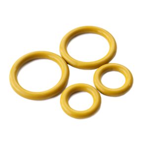 turbo pedestal yellow o-ring gaskets replacement part for ford 1994-2003 7.3l powerstroke diesel | f4tz-6n653-a & f4tz-6n653-b