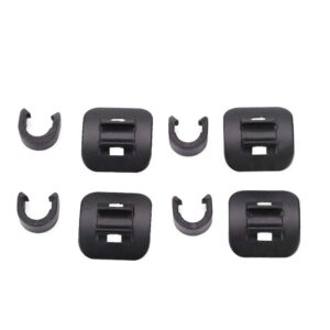 Tbest Rotating S Hook Clips for MTB Road Mountain Bike MTB C Clips MTB Kabel Clip