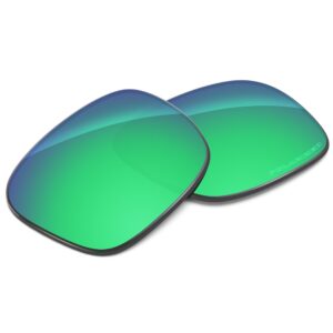 tintart performance replacement lenses compatible with oakley holbrook xl oo9417 polarized etched-emerald green