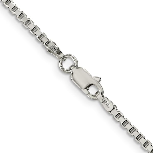 IceCarats 925 Sterling Silver 2mm Box Link Chain Necklace 24 inch