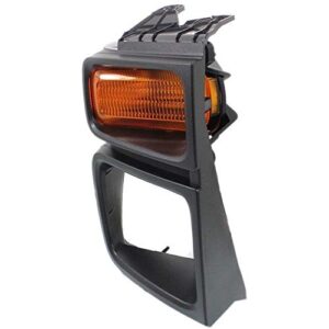 FITRITE AUTO PARTS New Front Right Passenger Side Parking Light For 2008-2014 Ford Econoline Van, Lens and Housing, With Sealed Beam Head Lights FO2525103 8C2Z13200B