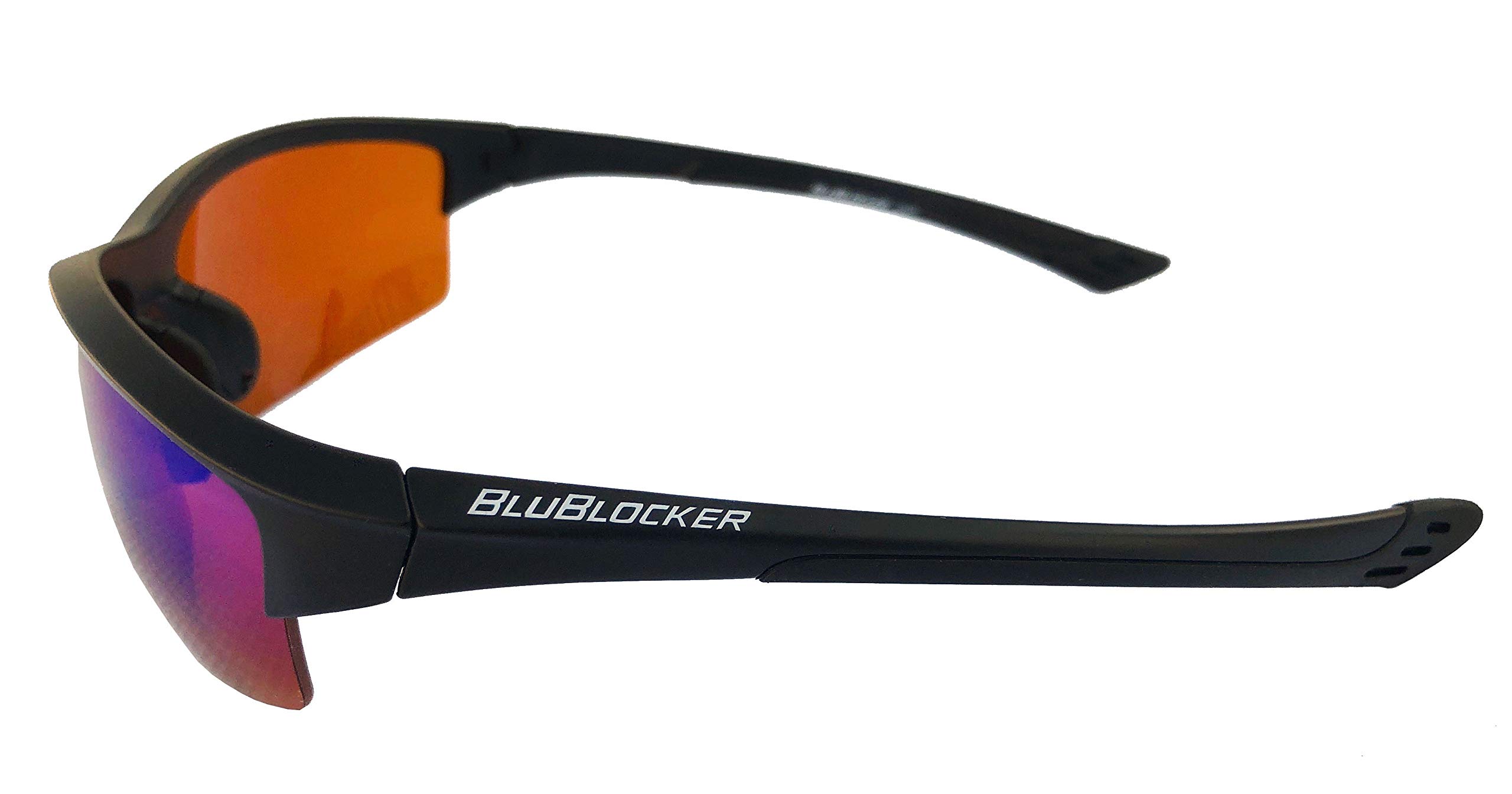 BluBlocker Black Stinger Polarized with Blue Mirror Lens - 4214K