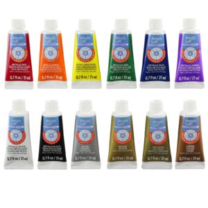 artist's loft metallic acrylic paint set (12 piece, metallic acrylic)