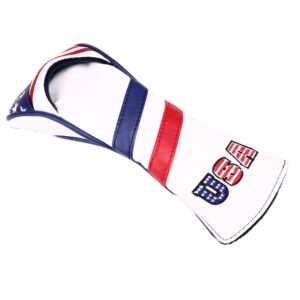 usa stars and stripes golf hybrid head covers with interchangeable number tags golf builder