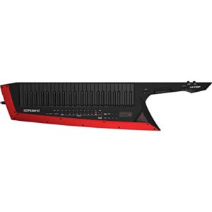 roland ax-edge 49-key keytar, with velocity and channel after touch, black