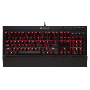 corsair k68 mechanical gaming keyboard cherry mx red (renewed)