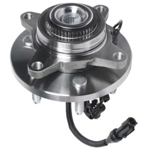 detroit axle - 4wd front wheel bearing hub for 2009 2010 ford f-150 [w/ 6-lug] wheel bearing and hub assembly replacement