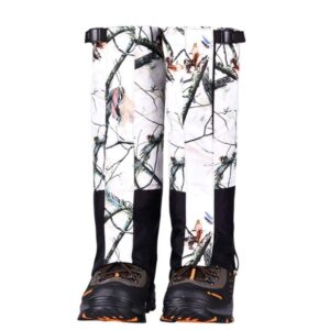 Snow Leg Gaiters Waterproof Snow Boot High Gaiters Snow Camo Legging Warmer Cover for Hiking Ski Hunting Climbing