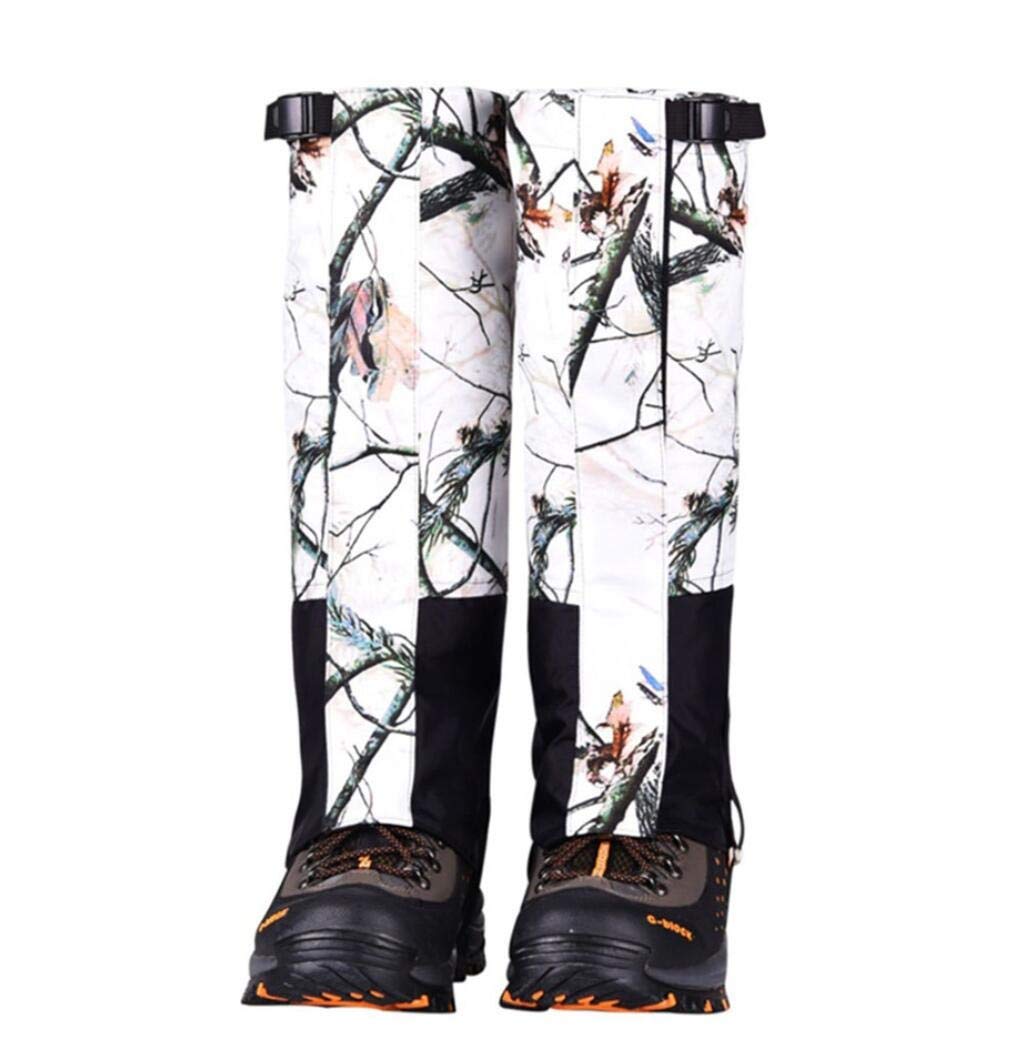 Snow Leg Gaiters Waterproof Snow Boot High Gaiters Snow Camo Legging Warmer Cover for Hiking Ski Hunting Climbing