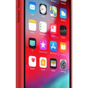 Apple Silicone Case (for iPhone Xs) - (Product) RED