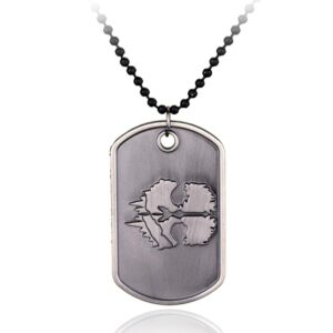 imike cod necklace ps4 games limited edition cod ghosts pendant punk rock accessories cod pendant necklace for men women