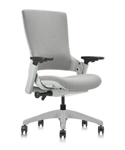 clatina office chair swivel executive chair, adjustable ergonomic computer chair with 3d armrest and lumbar support, fabric backrest task chair for home office conference room