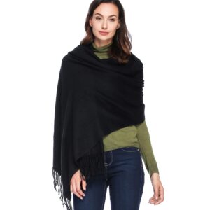 hoyayo wool shawl wraps - extra large thick soft pashmina scarf