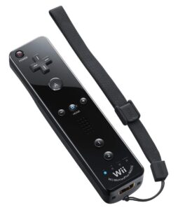 nintendo wii remote plus, black (renewed)