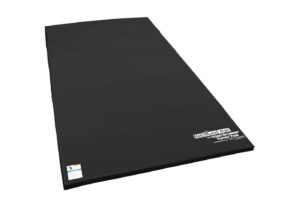 tumbl trak rebound red mat with 2-sided hook and loop fasteners, black