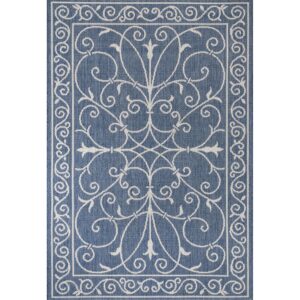 nuLOOM Kathleen Traditional Indoor/Outdoor Area Rug, 8x11, Blue