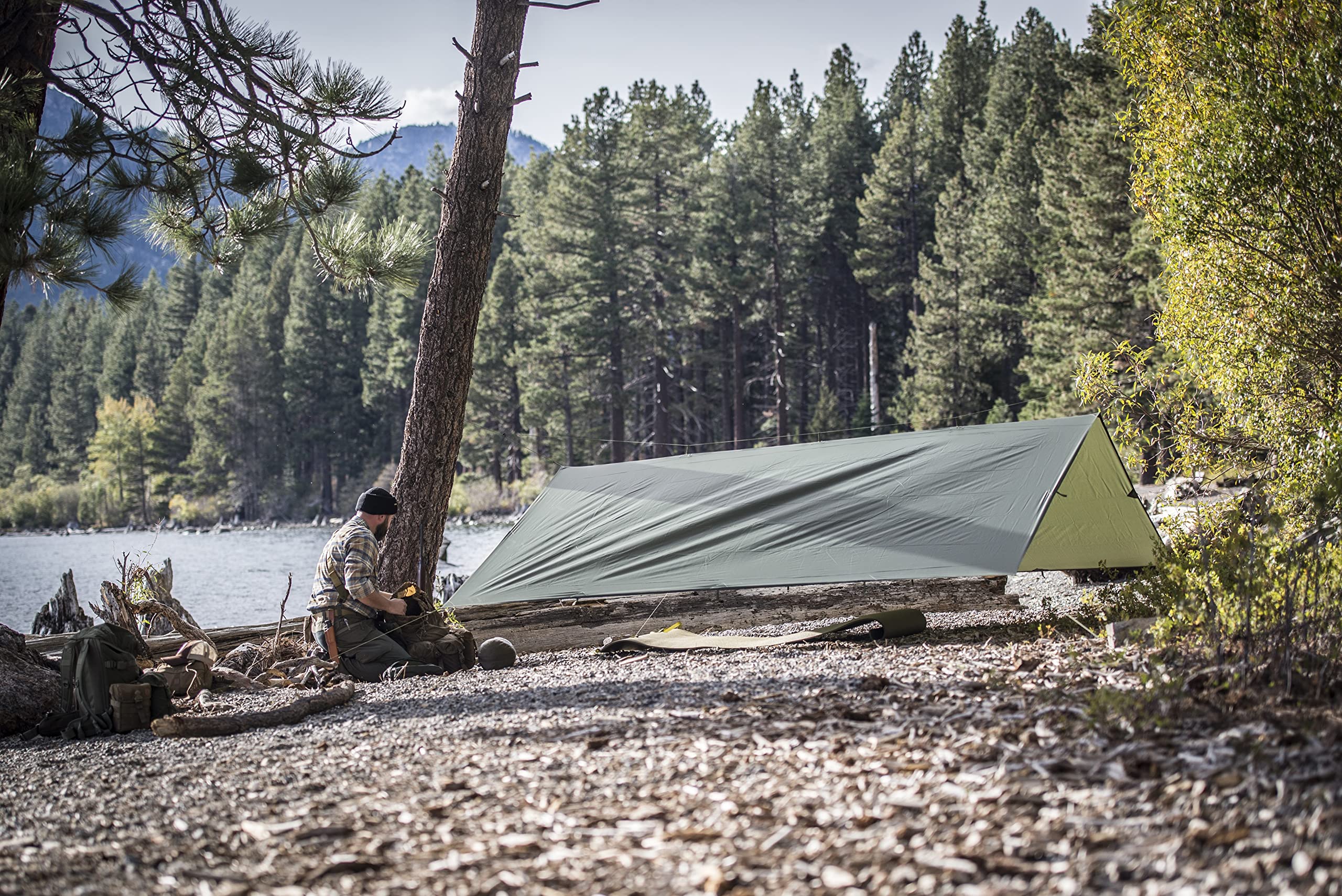 Helikon-Tex Supertarp Black, Bushcraft Line