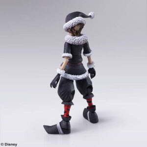 Square Enix XKHBAZZZ01 Bring Arts - Kingdom Hearts II Sora Christmas Town Version Action Figure, Multicolor, 15cm