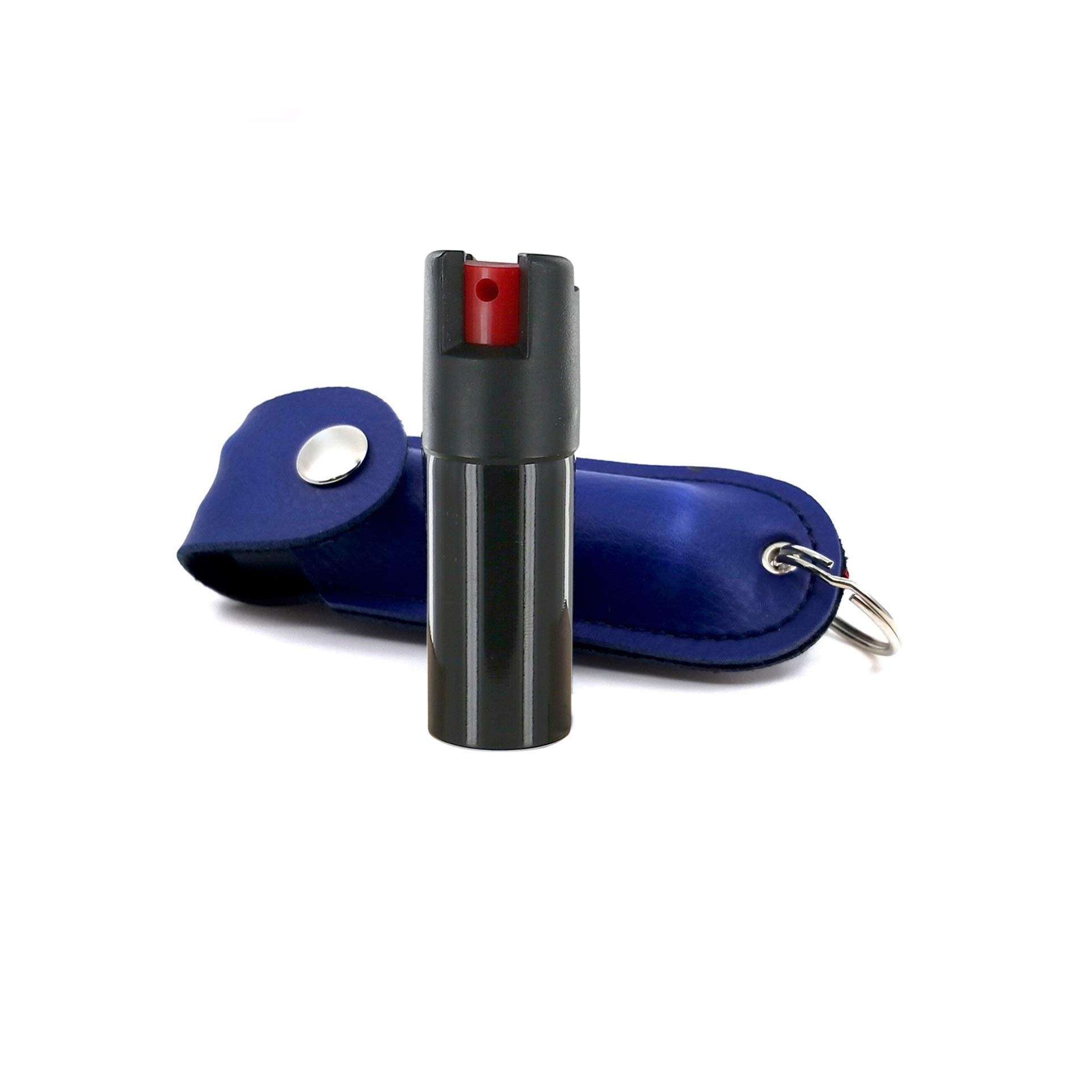 Pepper Spray Blue 1/2 oz with Artificial Leather Cases Key Chain Maximum Strength