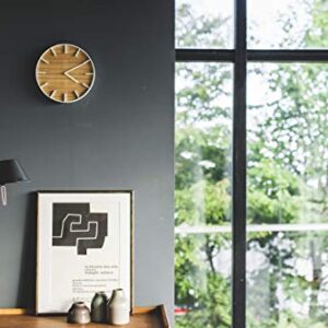 Yamazaki Home Wall Clock - Modern Wood Home Decoration Steel + Wood One Size Ash