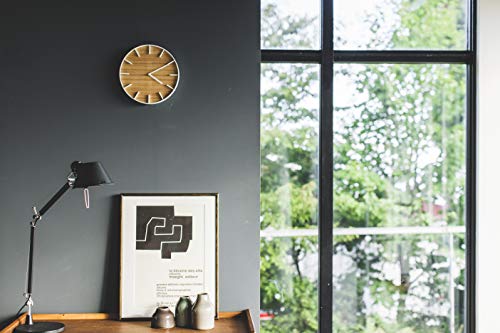 Yamazaki Home Wall Clock - Modern Wood Home Decoration Steel + Wood One Size Ash