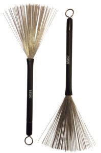 ross percussion retractable wire drum brushes