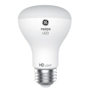 GE Relax 2-Pack 45 W Equivalent Dimmable Soft White R20 LED Light Fixture Light Bulbs