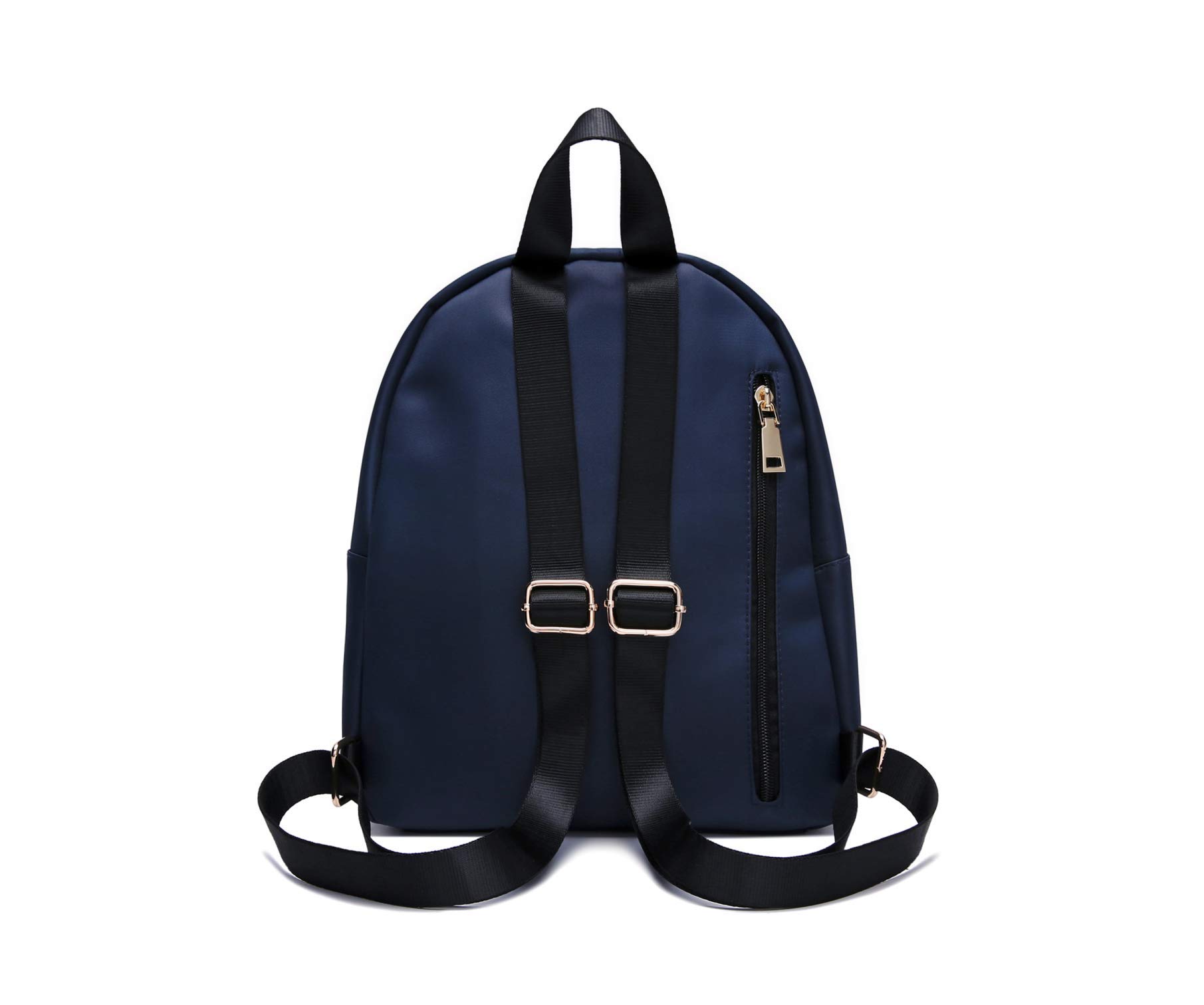 YANAIER Women Mini Backpack Purse Water resistant Nylon Fashion College Bag Casual Daypack Navy