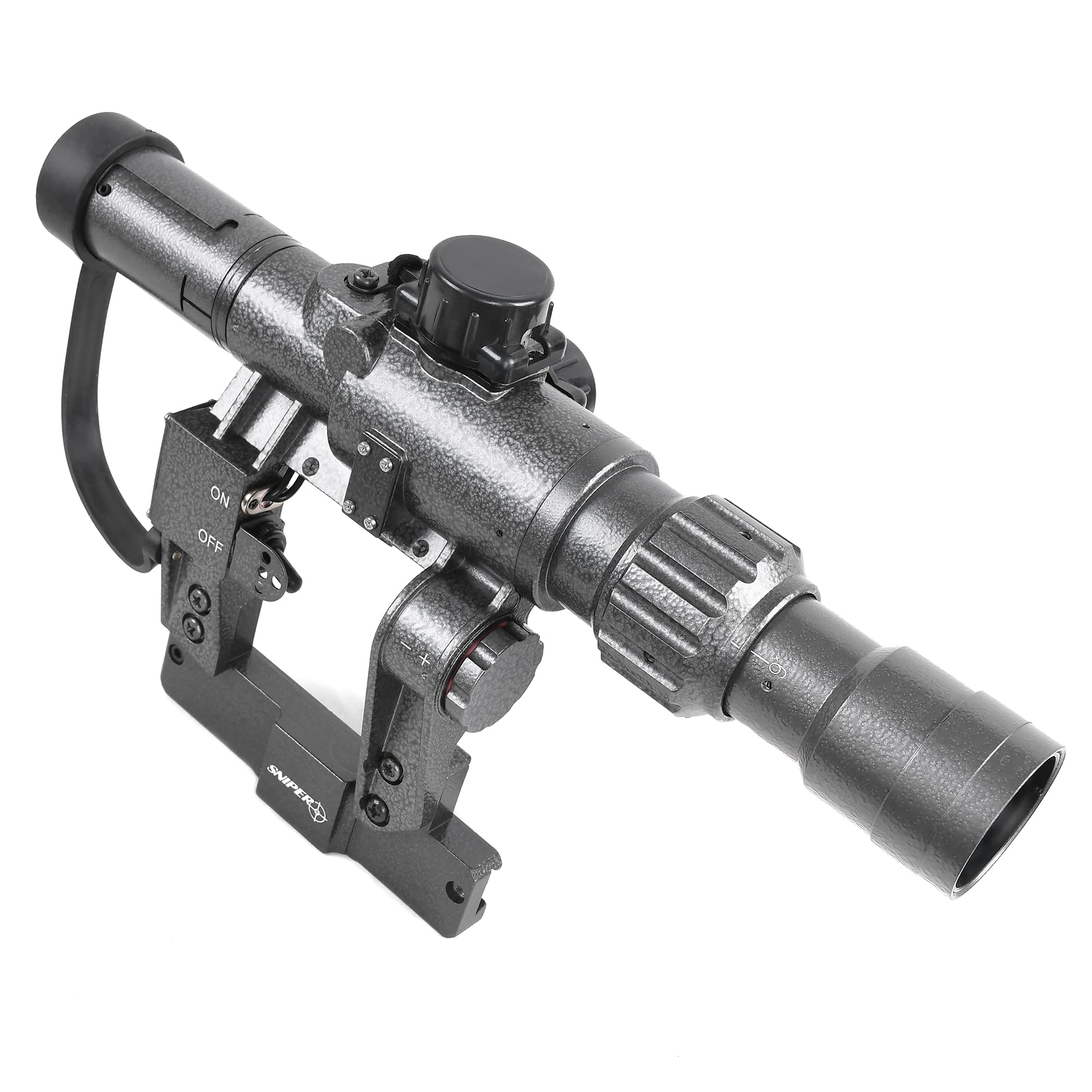 SVD Dragunov Scope POSP Rifle Scope w/Side Rail Mount (3-9x24mm FFP Scope)