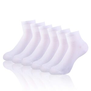 joynÉe ankle socks women low cut athletic running with cushion for sports and casual use 6-pairs pack