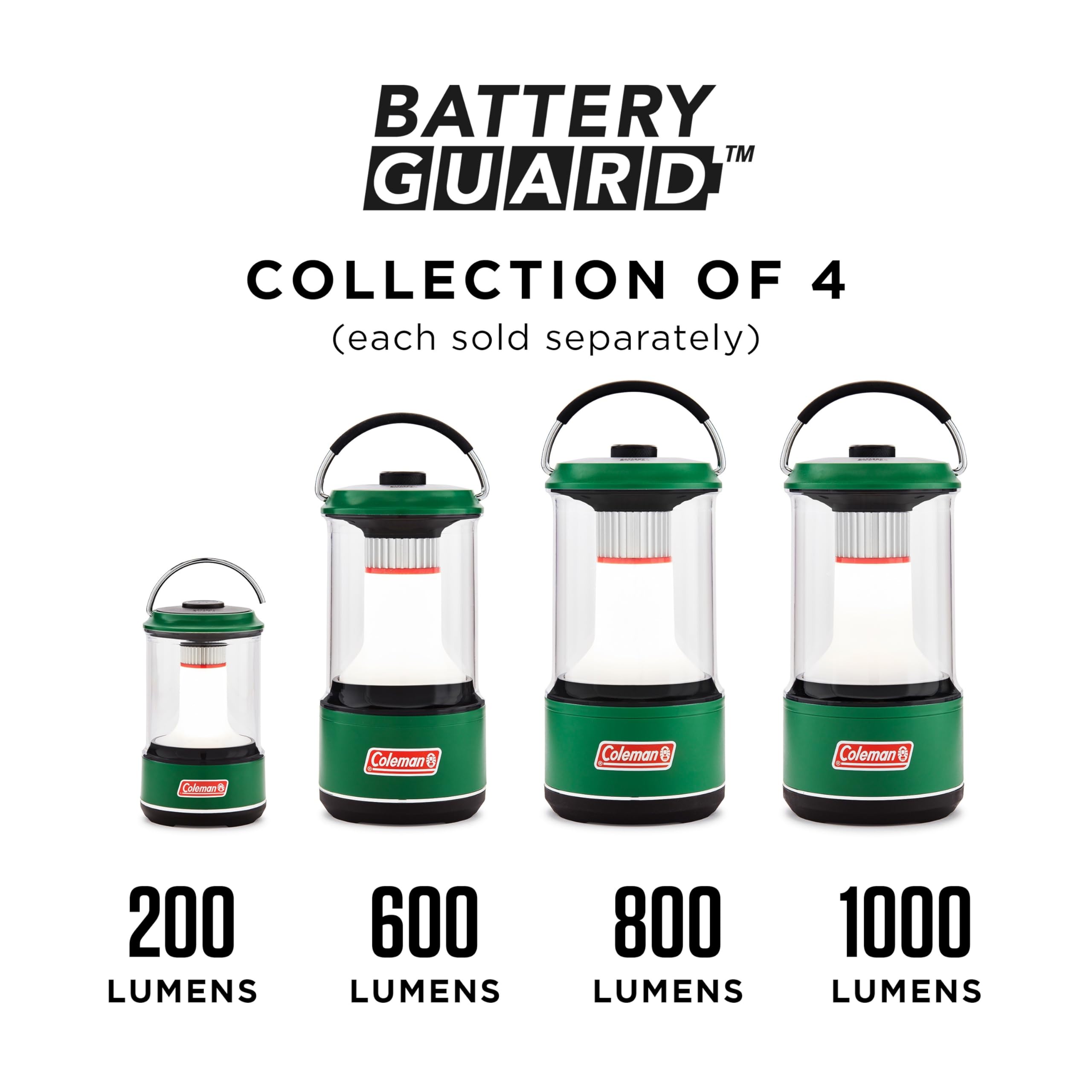 Coleman 1000L LED Lantern with BatteryGuard Technology, Water-Resistant, 4 Light Modes, Enhanced Battery Life, Essential for Camping and Emergency Situations