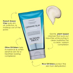 Sunday Riley Ceramic Slip Cleanser,5 Fl Oz (Pack of 1)