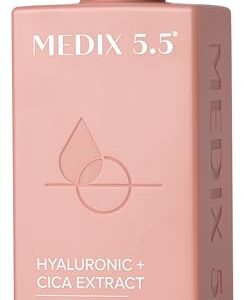 Medix 5.5 Hyaluronic Acid + Vitamin E Cream Body Lotion & Face Moisturizer | Hydrating Dry Skin Firming Lotion Minimizes Look Of Wrinkles, Stretch Marks, & Crepey Skin | Skin Care Products | 15 Fl Oz