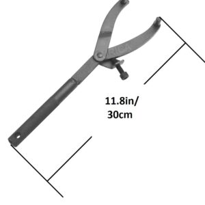 EUICAE Adjustable Wrench Clutch, Stainless Steel, 11.8in Length, Suitable for Different Distances and Sizes