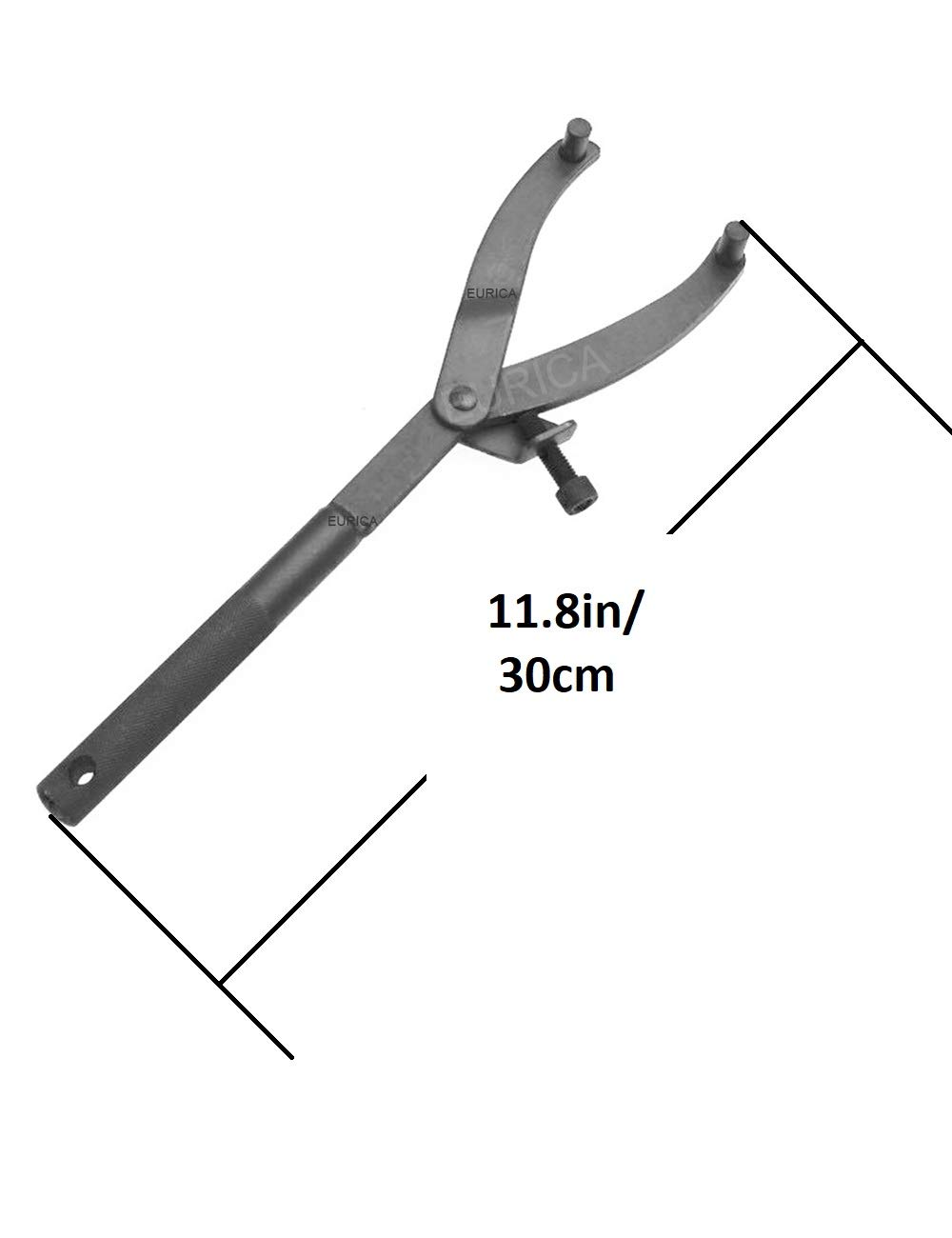 EUICAE Adjustable Wrench Clutch, Stainless Steel, 11.8in Length, Suitable for Different Distances and Sizes