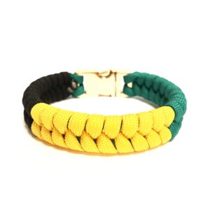 TRU550 Flag of Jamaica Mens & Women Paracord Survival Bracelet Jewelry Jamaican Flag (Size 8.5 inches)