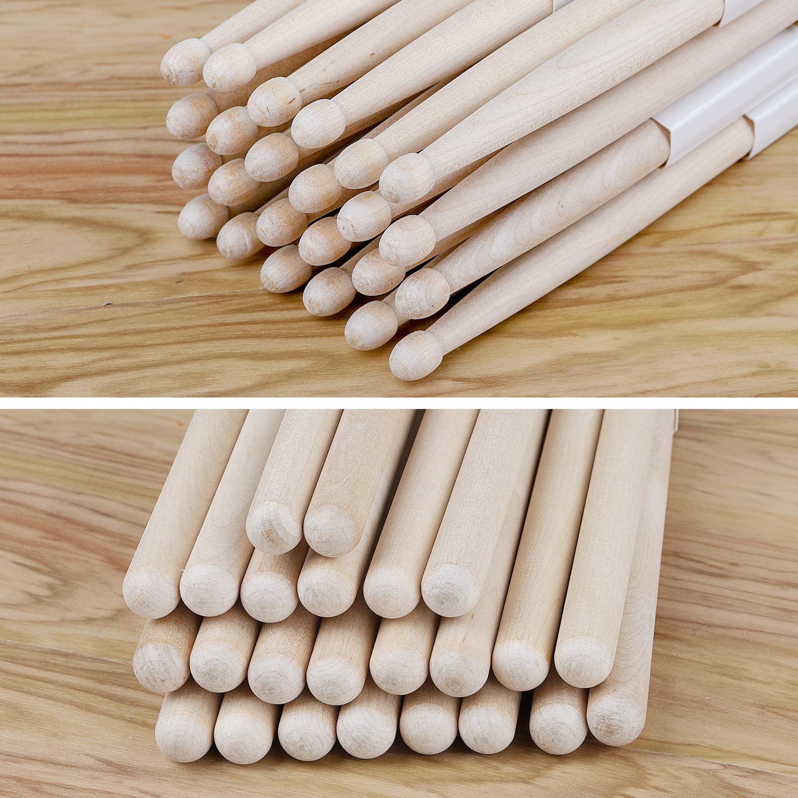 FF Elaine Maple 5A Wood Tip Drumsticks 12 Pairs